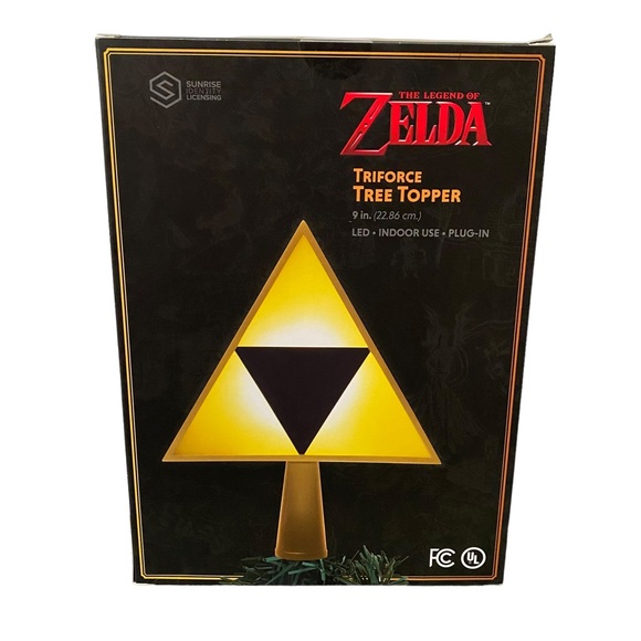 Holiday | Legend Of Zelda Triforce Plug In Light Up Christmas Tree ...